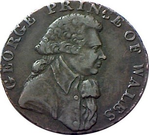 Great Britain Halfpenny "Prince of Wales Token" 1795 | coinscatalog.NET