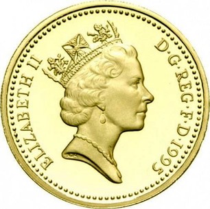 Great Britain One Pound "Dragon of Wales" 1995 KM# 969 | coinscatalog.NET