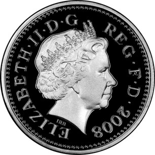 Great Britain Silver One Pound "Millennium Bridge" 2008 | coinscatalog.NET