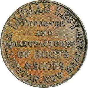 New Zealand Penny Trade Tokens 1860-1869 KM# Tn39.2 | coinscatalog.NET