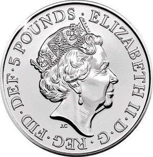 Great Britain 5 Pounds "The Christmas Tree" 2017 | coinscatalog.NET