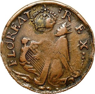 USA Farthing "Mark Newby" 1681-1682 KM# 1 | coinscatalog.NET