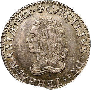 USA Silver Shilling "Lord Baltimore" 1659 KM# 6 | coinscatalog.NET