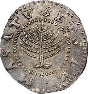 USA Silver Shilling "Pine Tree" 1652 KM# 15 | coinscatalog.NET