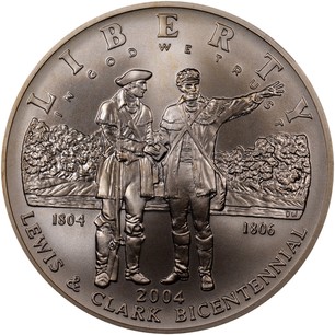 Dólar de plata estadounidense "Lewis and Clark Corps of Discovery ...