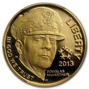 USA Gold Five Dollars "5 Star Generals" 2013 KM# 555 | coinscatalog.NET