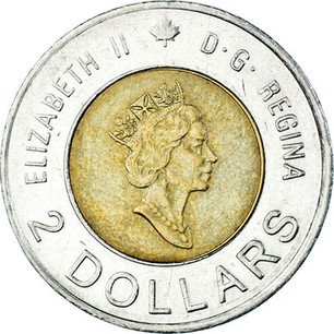 Canadian 2 Dollars "Knowledge" 2000 KM# 399 | coinscatalog.NET