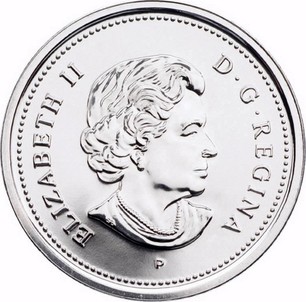 Canadian 25 Cents "Quebec winter carnival" 2006 KM# 576 | coinscatalog.NET