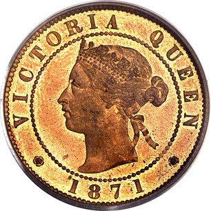 Canadian Cent "Victoria" 1871 KM# 4 | coinscatalog.NET