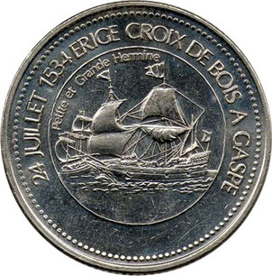 Canadian 1 Dollar "Jacques Cartier - 24 juillet 1534" 1984 coin value ...