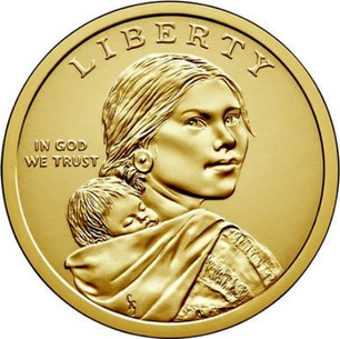 USA $1 "Native American" 2018 | coinscatalog.NET