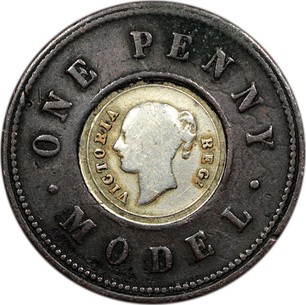 Great Britain 1 Penny "Victoria Model" 1844 | coinscatalog.NET