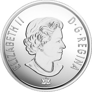 Canadian 25 Cents "150th Anniversary of Canada - Bird - Turtle & Beaver ...