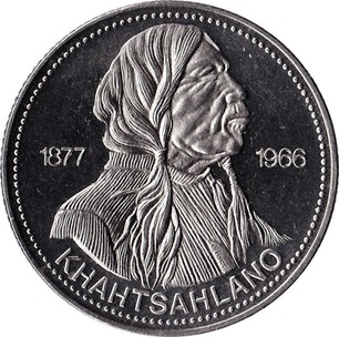 Canadian Salish Dollar "Indian Heritage Series I" 1977 | coinscatalog.NET