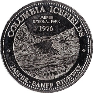 Canadian Souvenir Dollar "Jasper - Alberta (Souvenir)" 1976 ...