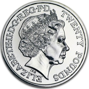 Great Britain Silver Twenty Pounds "St. George And The Dragon" 2013 ...