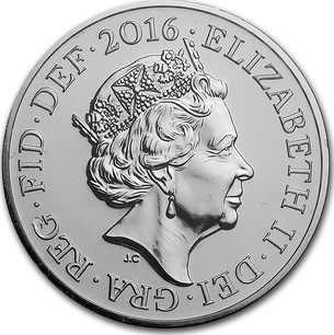 Great Britain Silver Twenty Pounds "Welsh Dragon Celebration" 2016-2020 ...