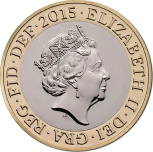 Great Britain Two Pounds "Britannia" 2015-2022 KM# 1348 | coinscatalog.NET