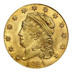 USA Gold 5 D. "Capped Bust" 1813-1834 KM# 43 | coinscatalog.NET