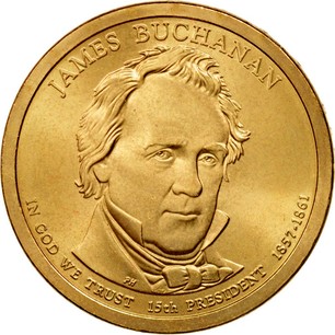 USA $1 "James Buchanan" 2010 coin value KM# 477 | coinscatalog.NET