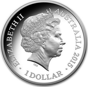 1 Dólar de Plata Australiano "Cabra Lunar" 2015 | coinscatalog.NET