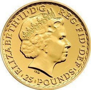 Great Britain 1/4 Oz Gold 25 Pounds "Britannia" 2013-2015 ...