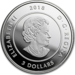 Canadian Silver 3 Dollars "The Thirteen Teachings Spirit Moon" 2018 ...
