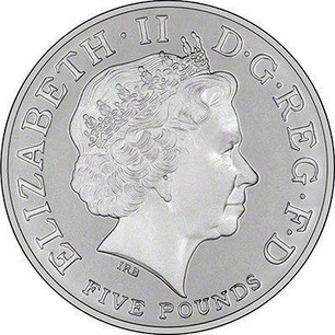 Great Britain Silver Five Pounds "Bicentenary of the Battle of ...