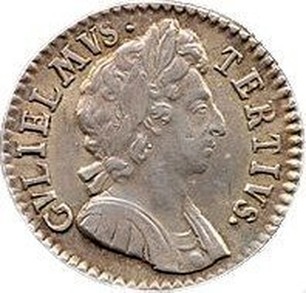 Great Britain Silver ½ Penny "William III (Date in Legend)" 1699 ...