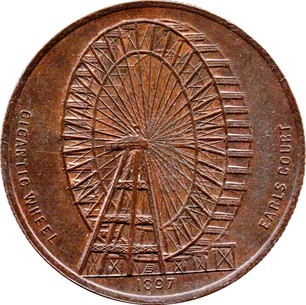 Great Britain Token "Gigantic Wheel" 1895-1906 | coinscatalog.NET