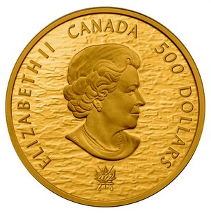 Canadian Gold 500 Dollars "HMS Shannon & USS Chesapeake" 2013 KM# 1431 ...