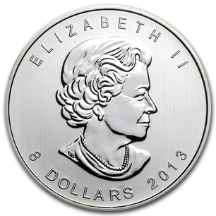 Canadian 1 1/2 Oz Silver 8 Dollars "Bear" 2013 KM# 1535 | coinscatalog.NET