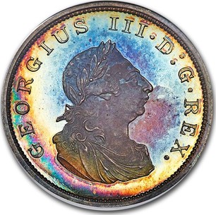 Great Britain Silver 1 Penny "Penny Pattern (UltraCam)" 1805 ...