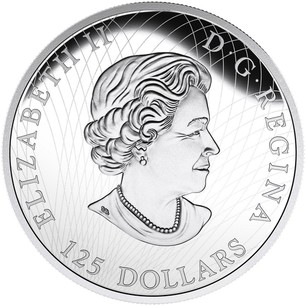 Canadian Silver 125 Dollars "Roaring Grizzly Bear" 2016 KM# 2240 ...