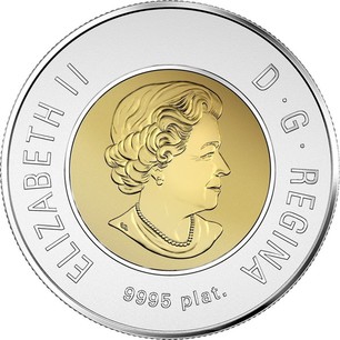 Canadian Platinum 2 Dollars "20 Years Polar Bear Toonie 1996-2016" 2016 ...