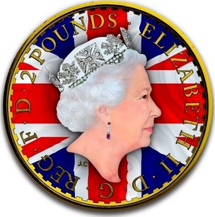 Great Britain 1 Oz Silver 2 Pounds "Britannia - Union Jack" 2017 ...