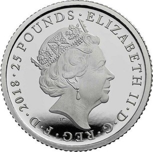 Great Britain Platinum 25 Pounds "70th Birthday of HRH the Prince of ...