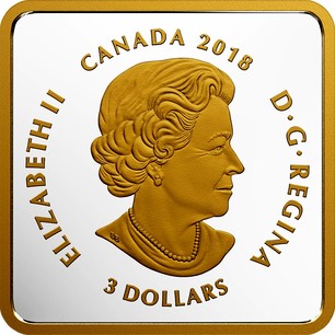 Canadian Silver 3 Dollars "Canadian Coasts - Pacific Sunset" 2018 ...