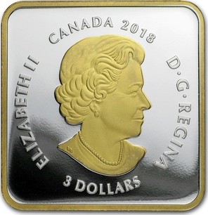 Canadian Silver 3 Dollars "Canadian Coasts - True North" 2018 ...