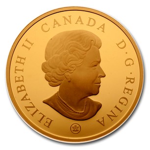 Canadian Gold 500 Dollars "The Parliament Buildings" 2009 KM# 897 ...