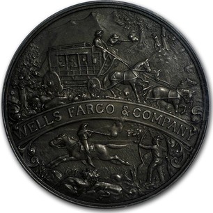 USA Silver Dollar "Wells Fargo" 1902 | coinscatalog.NET
