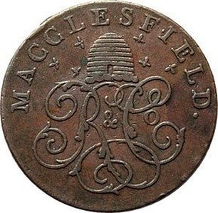 Gran Bretaña Medio penique "Cheshire - Macclesfield Charles Roe Copper ...