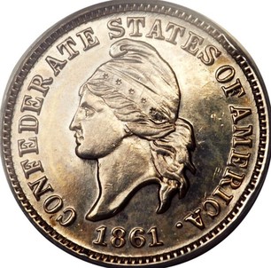 USA Silver 1 Cent "Haseltine Restrike" 1861 | coinscatalog.NET