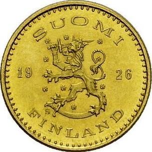 Finnish Gold 100 Markkaa Decimal Coinage 1926 KM# 28 | coinscatalog.NET