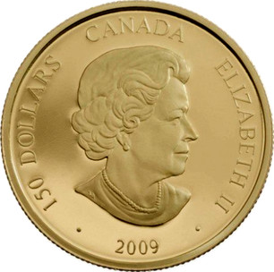 Canadian Gold 150 Dollars "Year of the Ox" 2009 KM# 867 | coinscatalog.NET