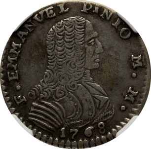 Maltese Silver 4 Tari "Emmanuel Pinto" 1768 KM# 282 | coinscatalog.NET