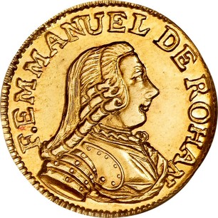 Oro maltés 5 Scudi "Emmanuel de Rohan" 1779 KM# 318 | coinscatalog.NET