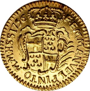 Maltese Gold 5 Scudi "Emmanuel Pinto" 1756 KM# 254 | coinscatalog.NET