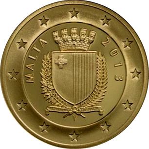 Maltese Gold 50 Euro "Poet Dun Karm Psaila" 2013 KM# 153 | coinscatalog.NET