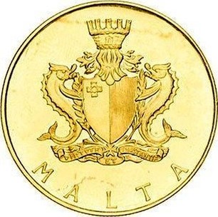 Maltese Gold 50 Pounds "Auberge de Castille" 1973 KM# 23 | coinscatalog.NET